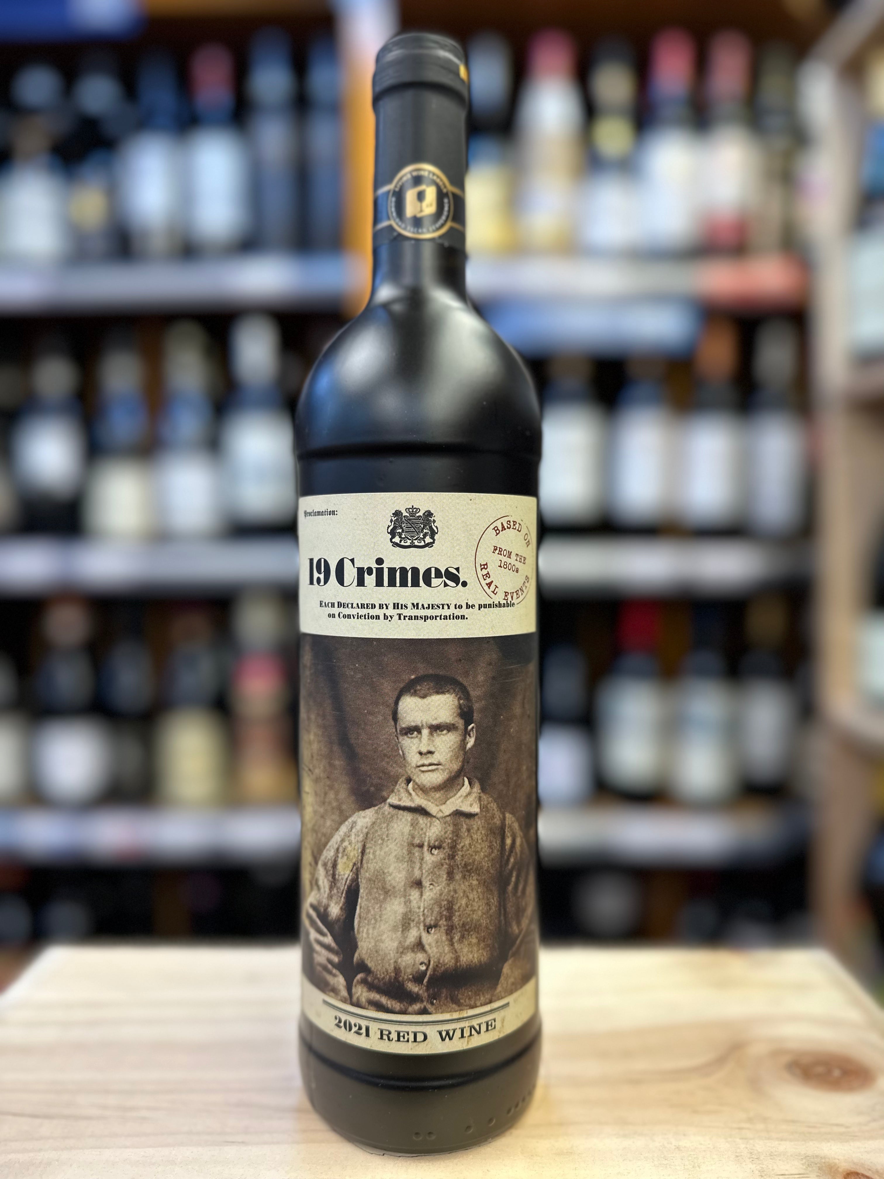 19 Crimes Red Wine 75cl – Billericay Wines