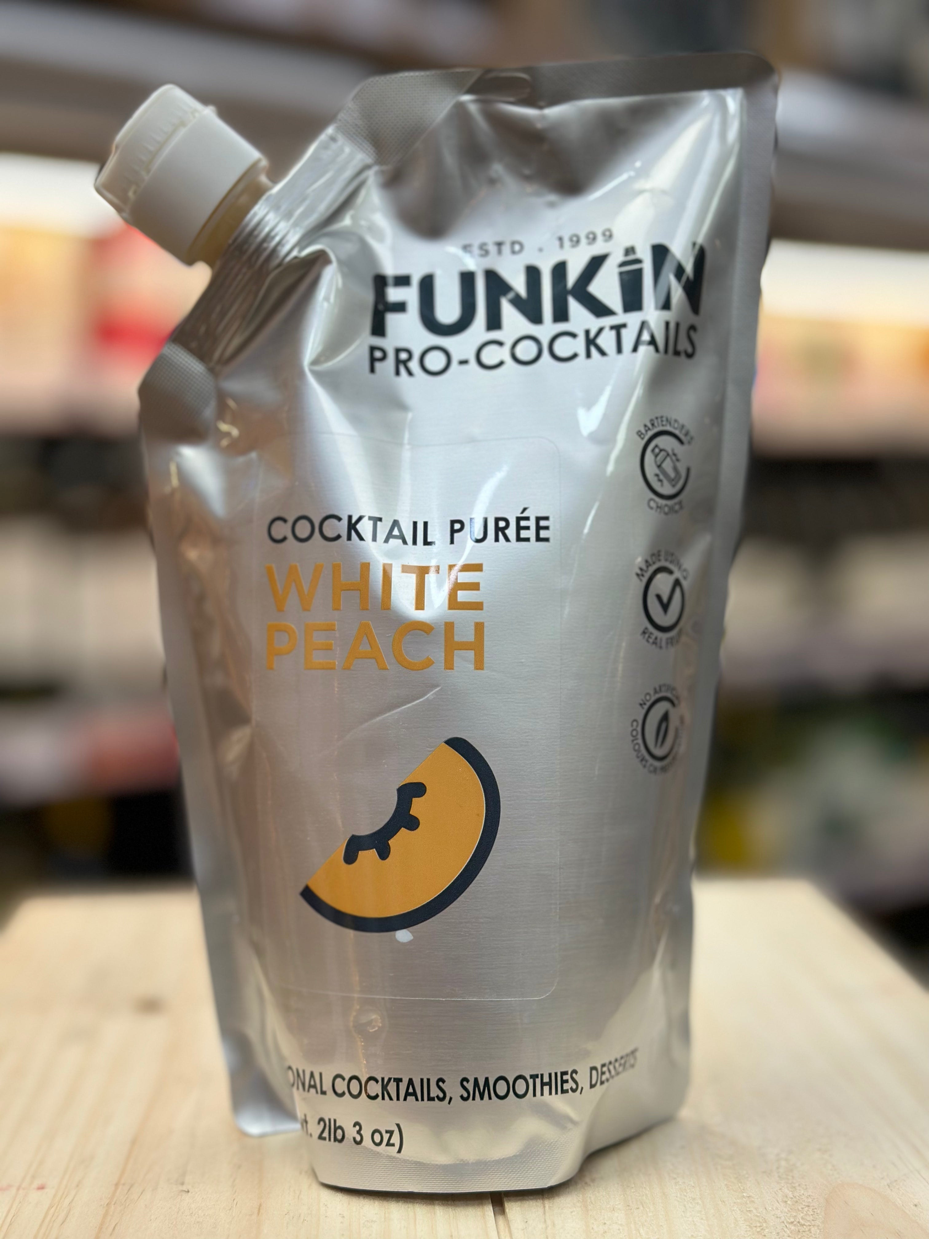 Funkin Pro cocktails White Peach Cocktail Purée 1Kg – Billericay Wines